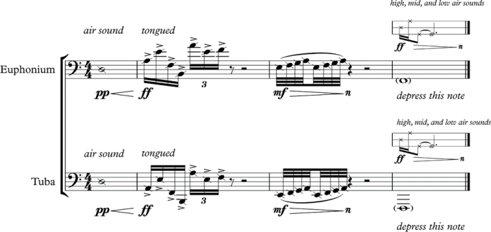 i. Breath sounds – The Composer's Guide to the Tuba