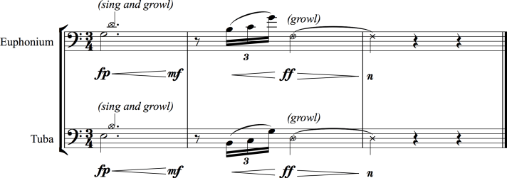 iv. Growl – The Composer's Guide to the Tuba